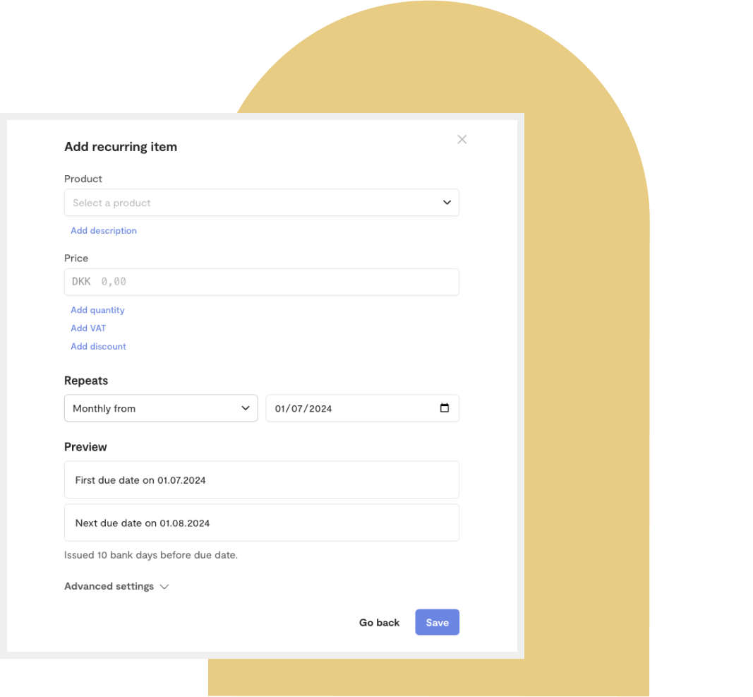 Add a recurring bill item – Help Centre